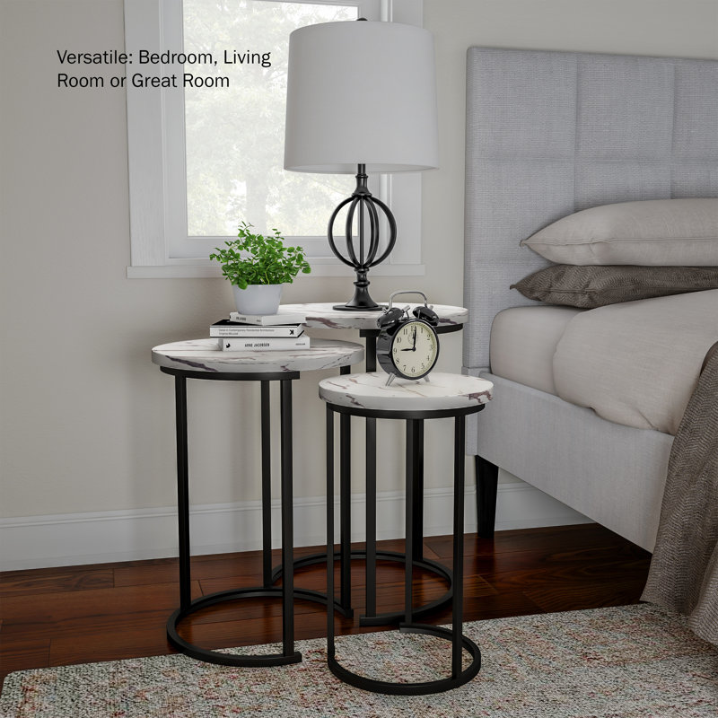 Metal nesting nightstand store
